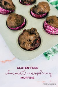 Chocolate Raspberry Gluten-Free Muffins • Even Curiouser